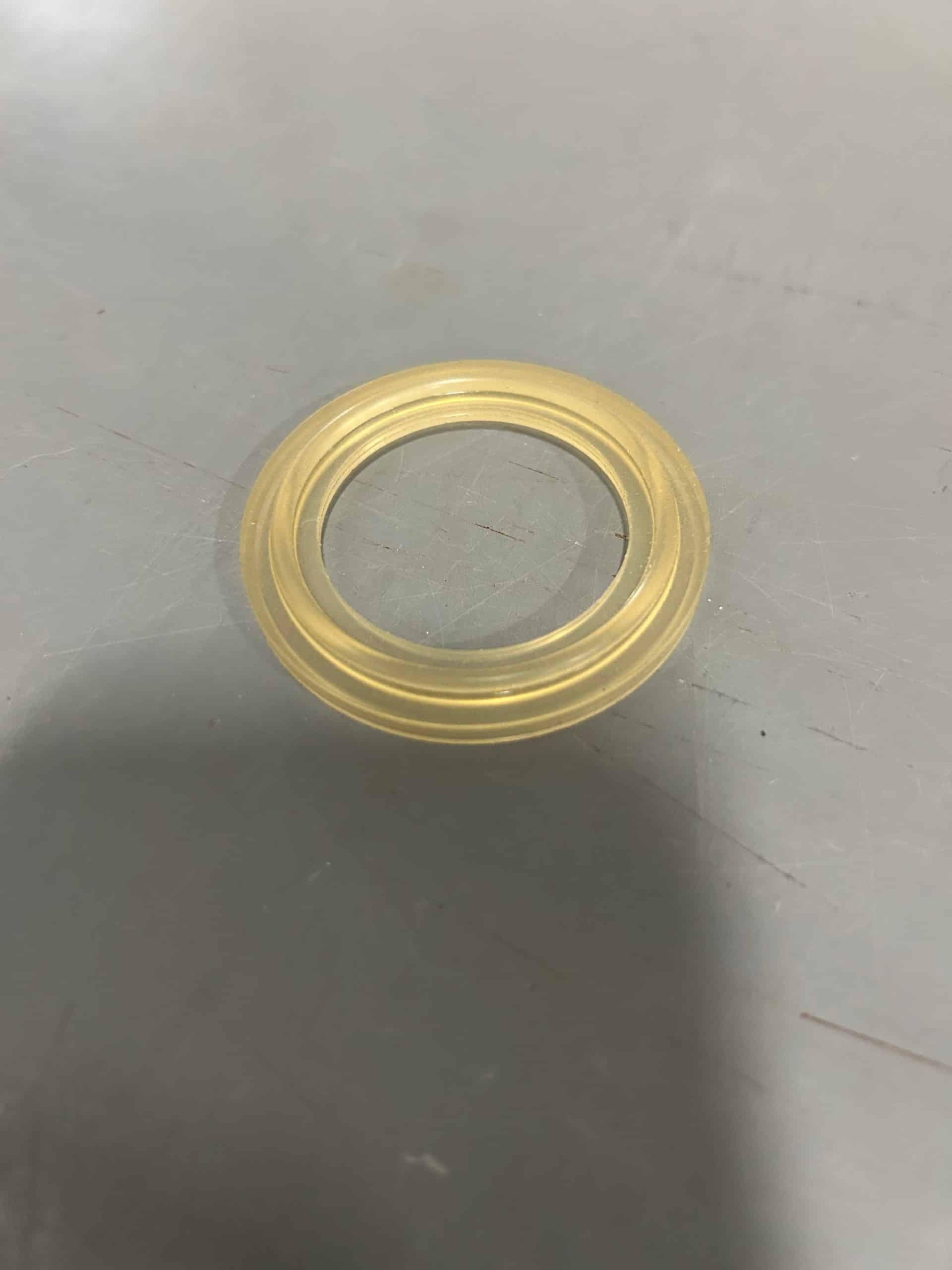 1.5" Gray Flanged Silicone Gasket - MMPA